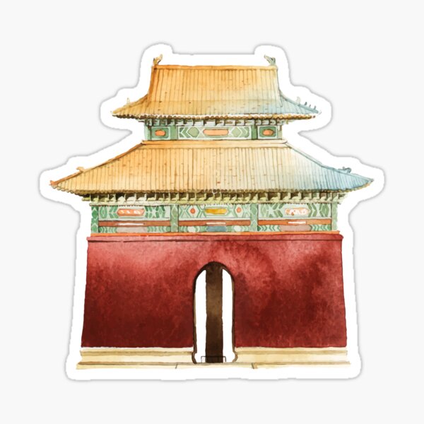 "landmark" Sticker for Sale by 2BlackcatzZ | Redbubble