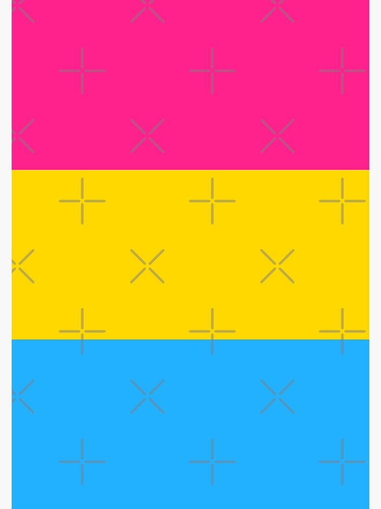 The Best Pansexual Pride Flag Design Sticker By Schpidauu Redbubble
