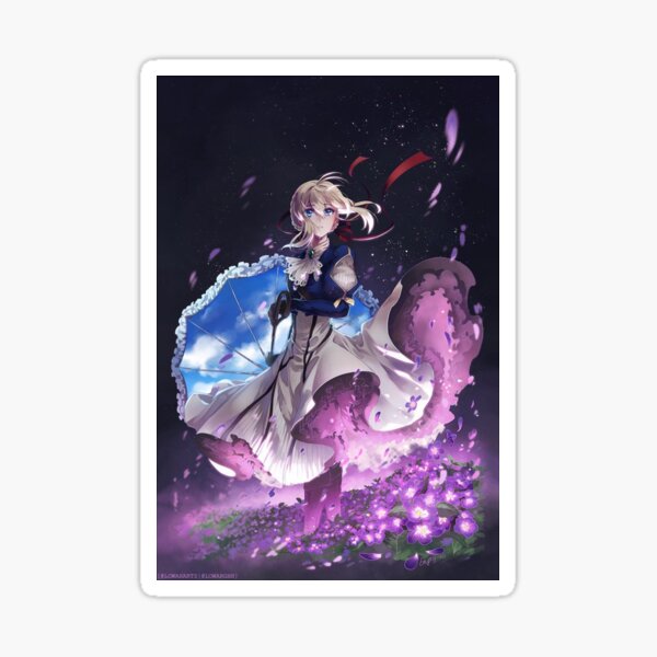 "Violet Evergarden" Sticker by anasshop25 | Redbubble