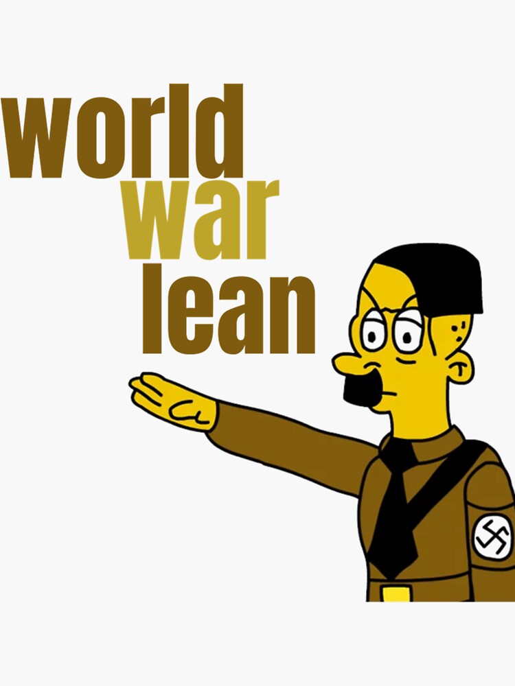 "world war lean 2022 " Sticker for Sale by WardLori99 | Redbubble