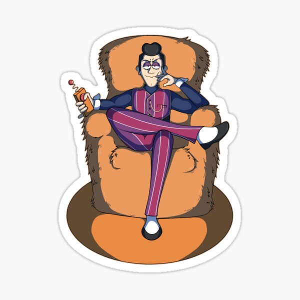 "Robbie Rotten " Sticker for Sale by Skarmaiden | Redbubble