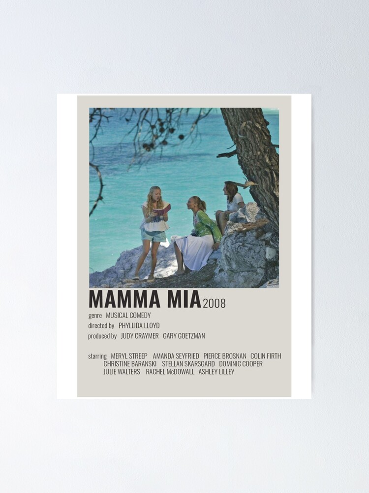 "mamma mia " Poster for Sale by LemonJuice- | Redbubble