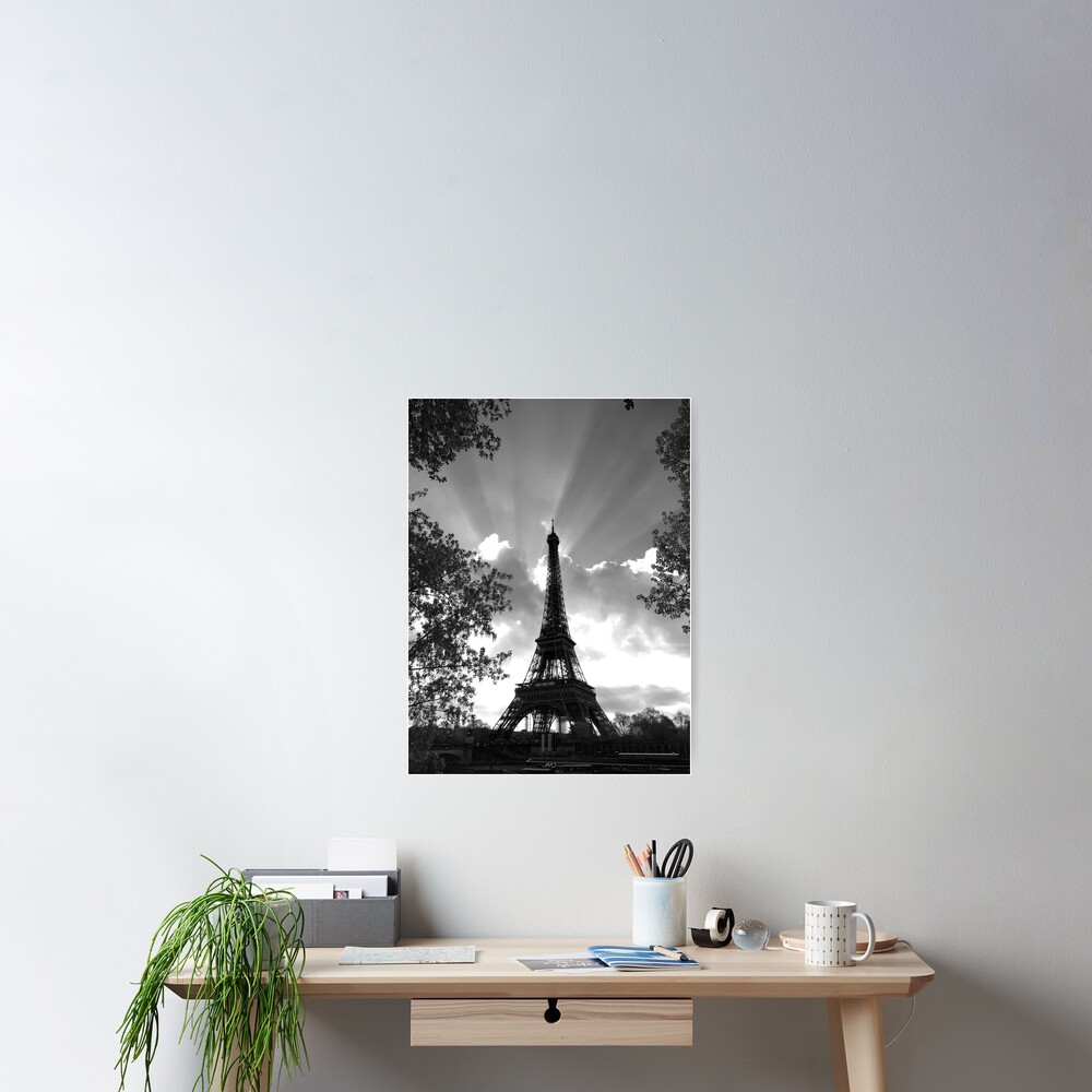 Póster «SNJ-Today Paris-La Tour Eiffel y el pájaro volador-Versión en ...