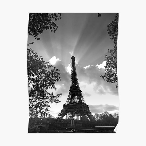 Póster «SNJ-Today Paris-La Tour Eiffel y el pájaro volador-Versión en ...