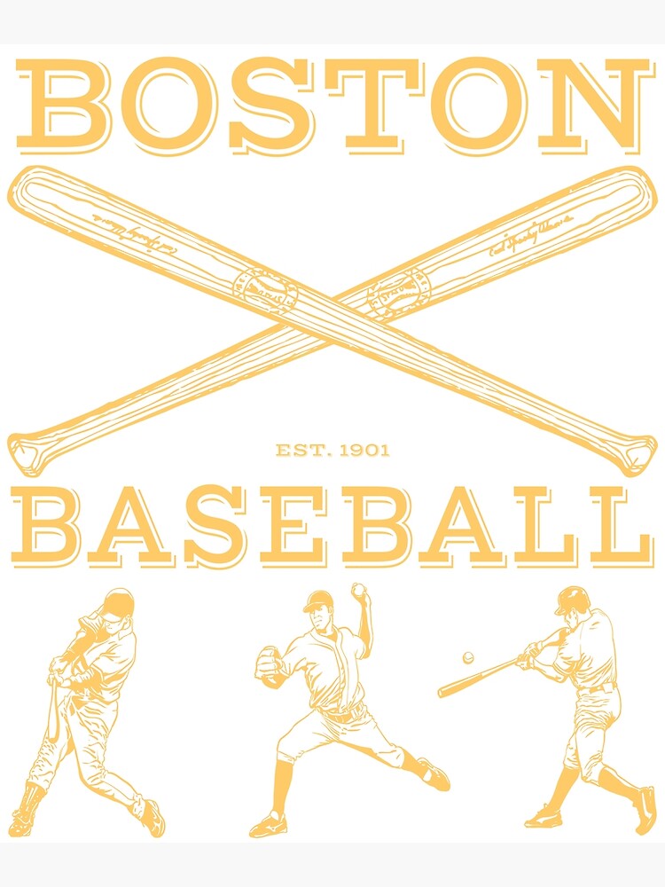"Vintage Boston Baseball team" Poster for Sale by heavenlywhale | Redbubble