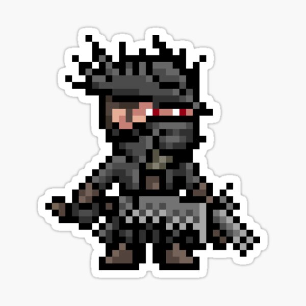 "Good Hunter Pixel Art" Sticker by kenji893 | Redbubble