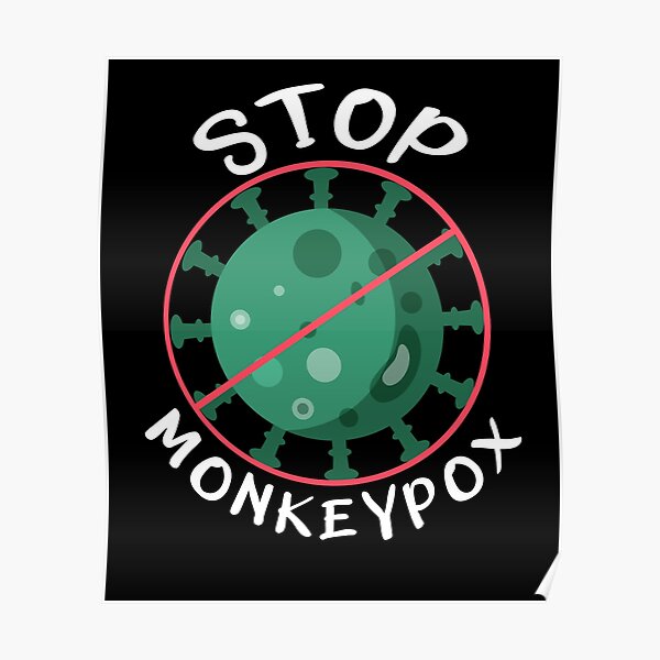 Póster «Stop Monkeypox Virus Cool Quote Support Fighters The Survivors ...