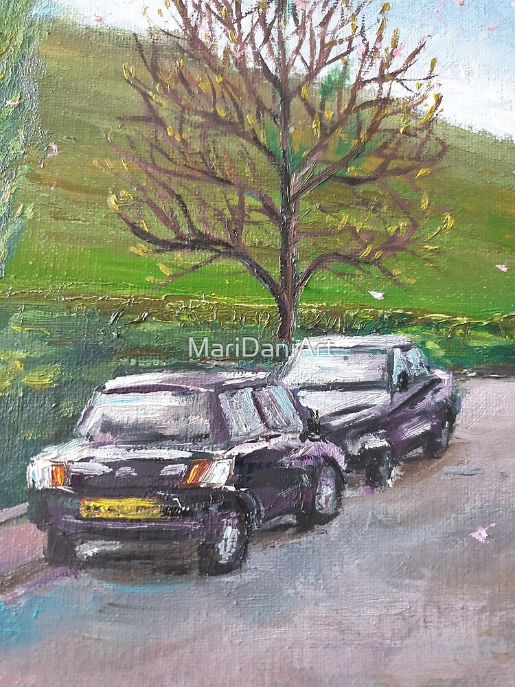 Póster «Parte de la pintura al óleo, "Penilee, Glasgow", de MarDani Art ...