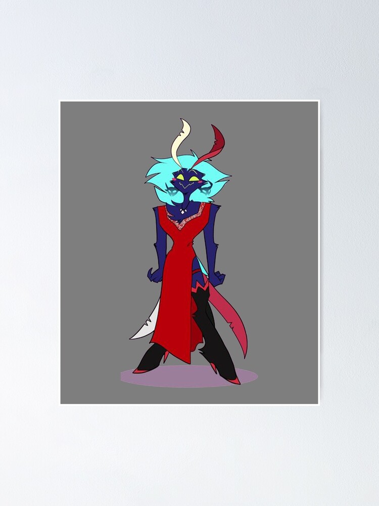 "Helluva Boss Asmodeus " Poster for Sale by LittleDelta | Redbubble