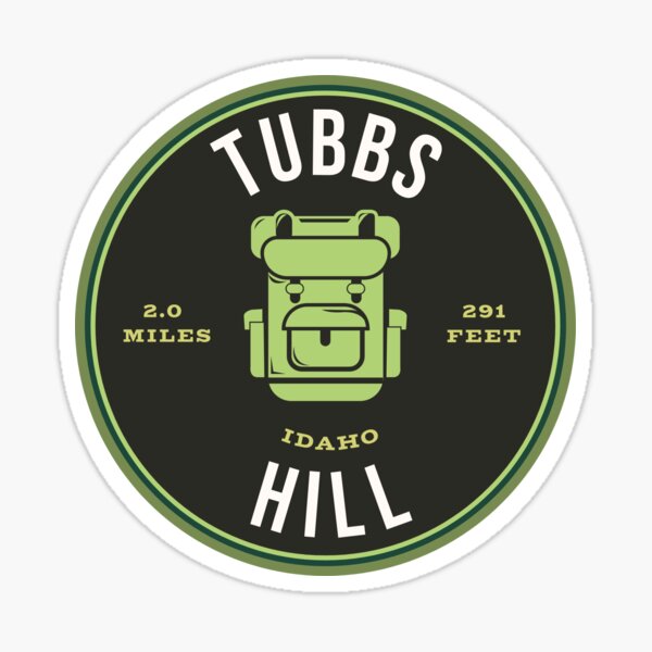 "Tubbs Hill- Tubbs Hill Park, Idaho Hiking/Trail" Sticker for Sale by ...