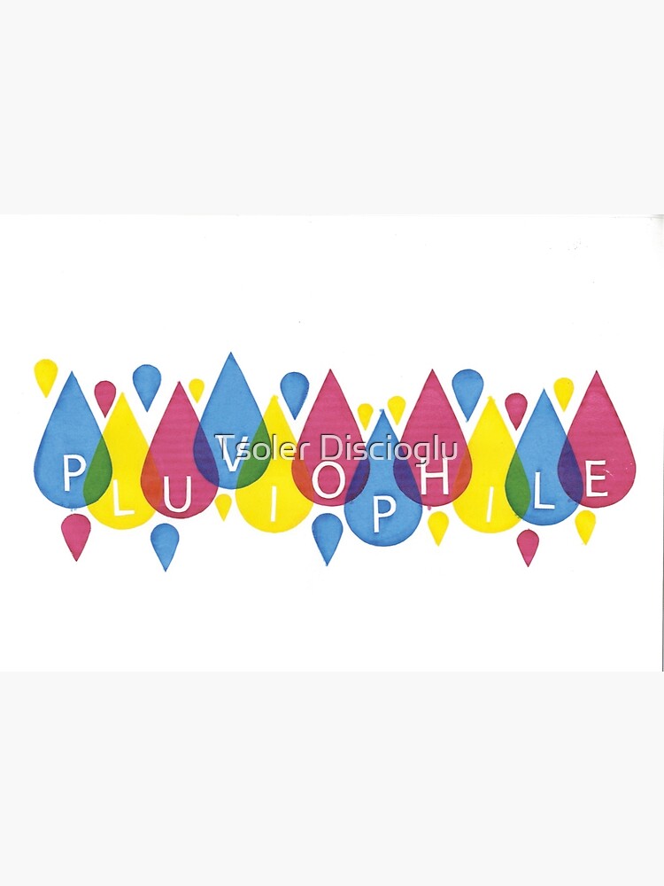 "Pluviophile" Poster for Sale by itallartandgame | Redbubble