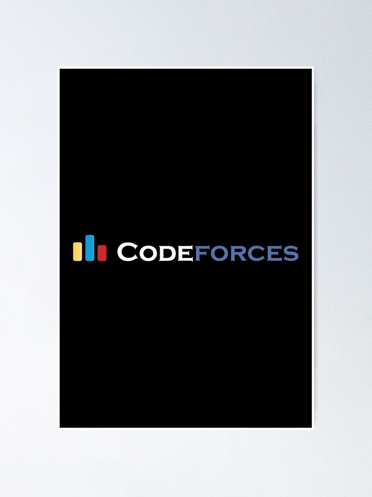 "Codeforces Dark" Poster for Sale by mythical-design | Redbubble