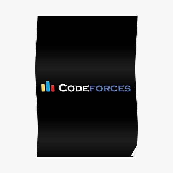 "Codeforces Dark" Poster for Sale by mythical-design | Redbubble