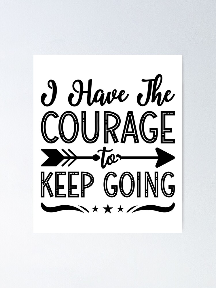 "Mental Health I Have The Courage Anxiety Anxie" Poster by ...