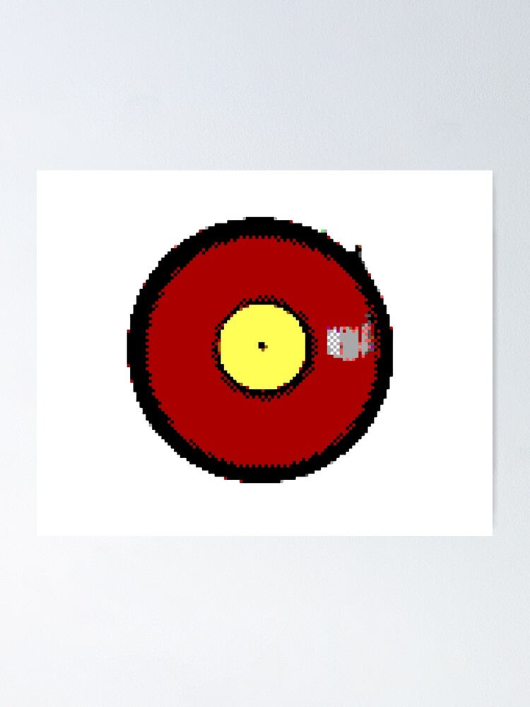"8-Bit Record" Poster for Sale by JFkearns | Redbubble