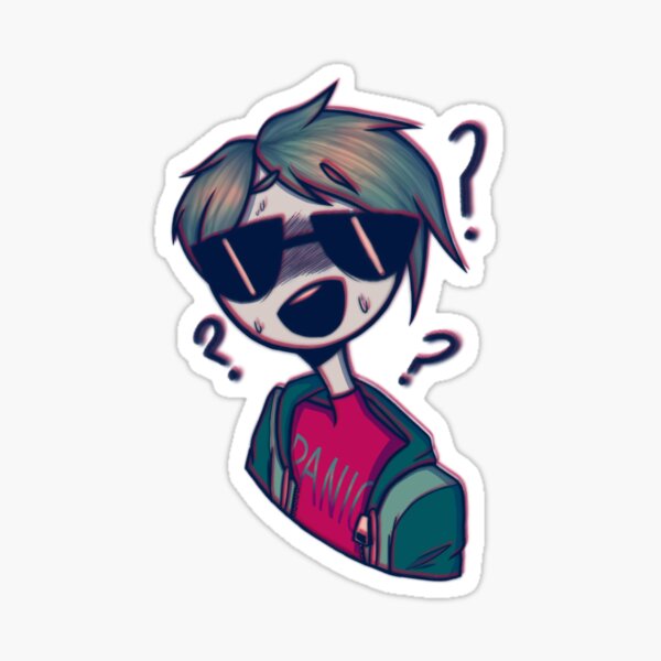 "Confusion" Sticker by Circus-Creep | Redbubble