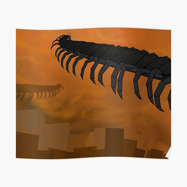 "Flying Centipedes" Poster for Sale by shivadrawsss | Redbubble