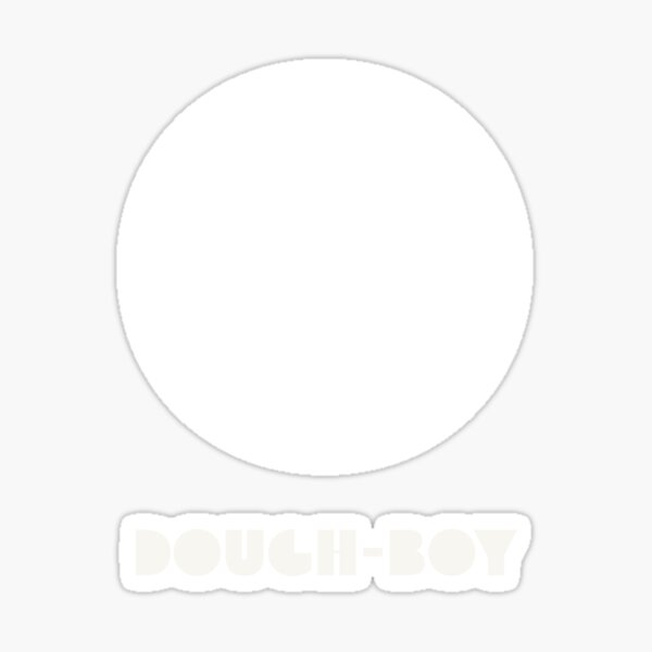 "Dough Boy" Sticker for Sale by SugarLady | Redbubble