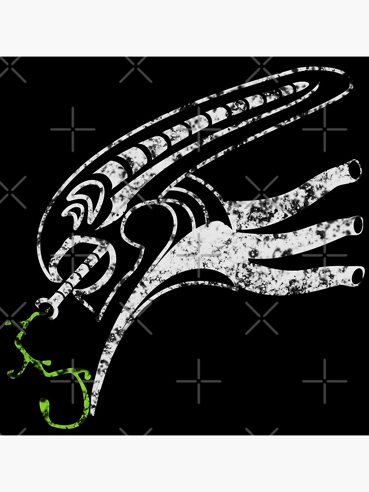 Póster «Alien Viking Prow Beast - Edición blanca y ácida» de ...