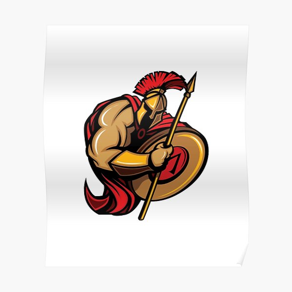 "Spartan Race" Poster for Sale by daviddurants | Redbubble