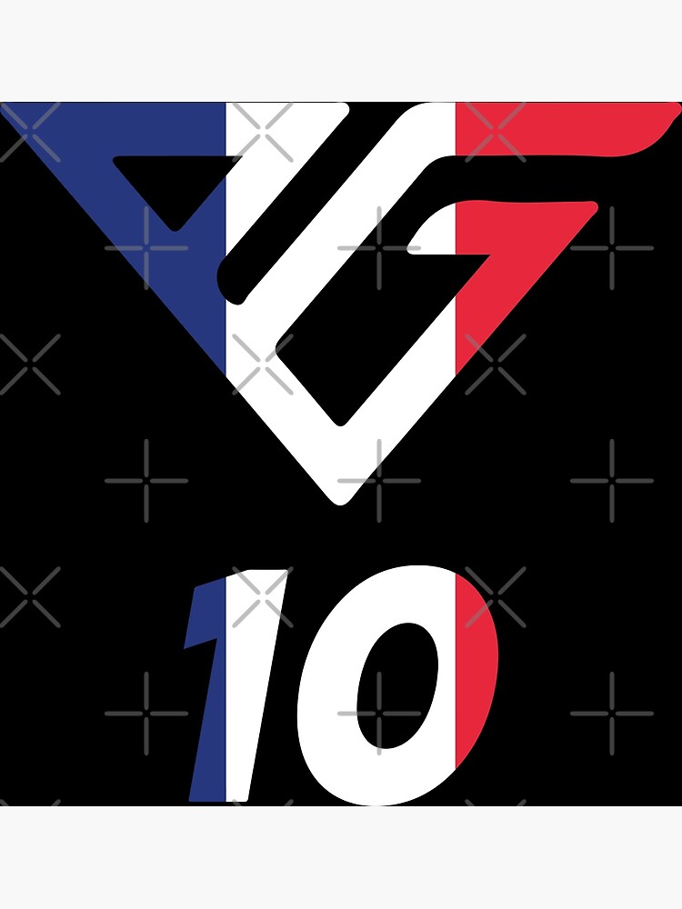 Impression photo « Pierre Gasly avec le drapeau de la France - F1 2022 ...