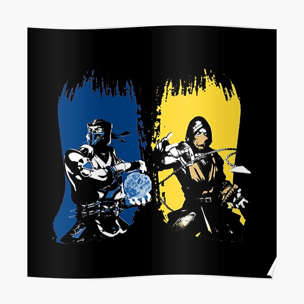 "mortal kombat" Poster for Sale by sparklyboss | Redbubble