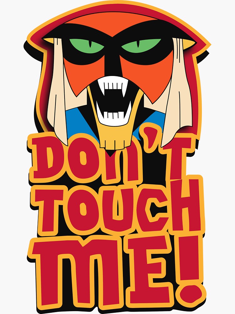 "Brak - Don't Touch Me!" Sticker for Sale by PoormanToast | Redbubble
