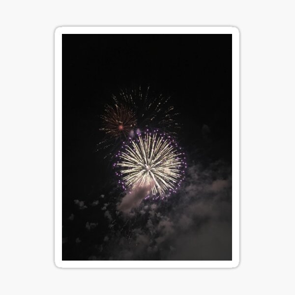 "Fireworks" Sticker by Kizmache | Redbubble
