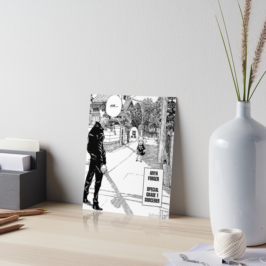 "Anya gegen Gojo Meme Spion x Familie Meme T-Shirt Jujutsu Kaisen Gojo ...