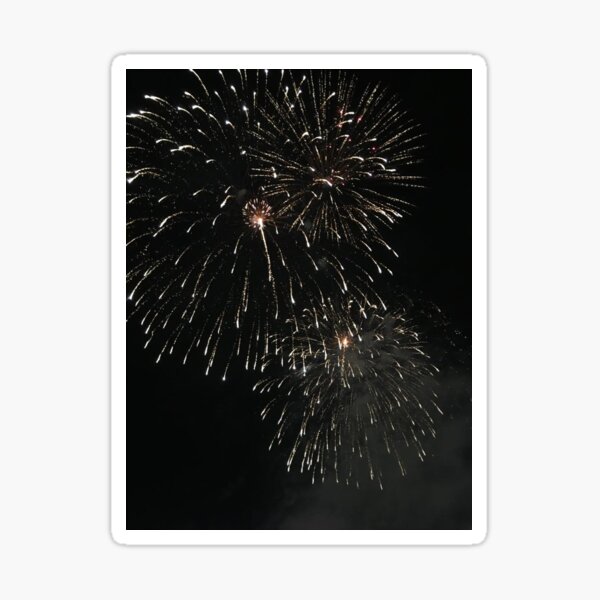 "Fireworks" Sticker for Sale by Kizmache | Redbubble