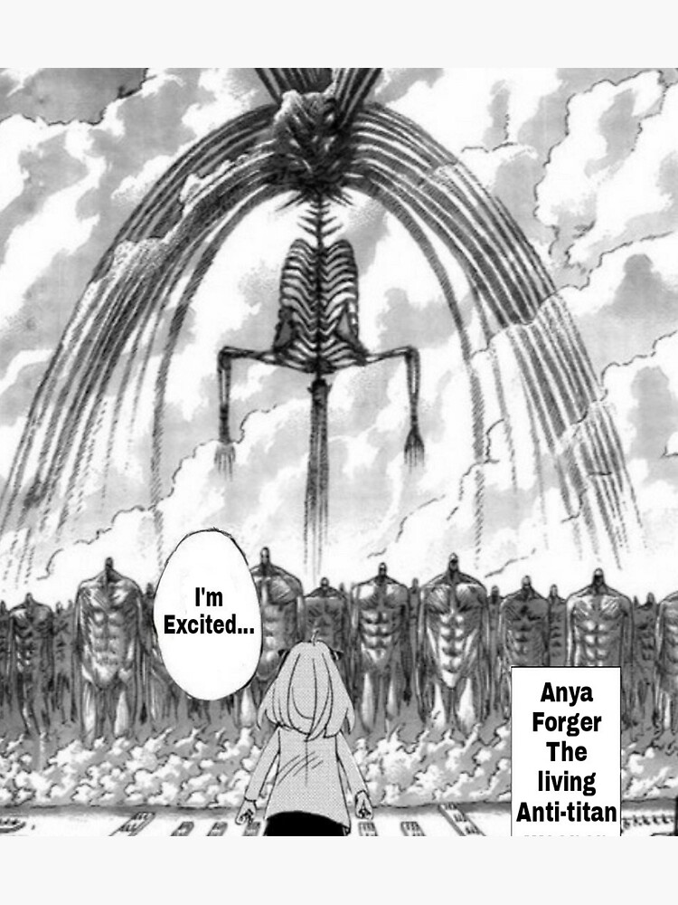 "Anya vs the rumbling eren yeager attack on titan meme spy x family ...