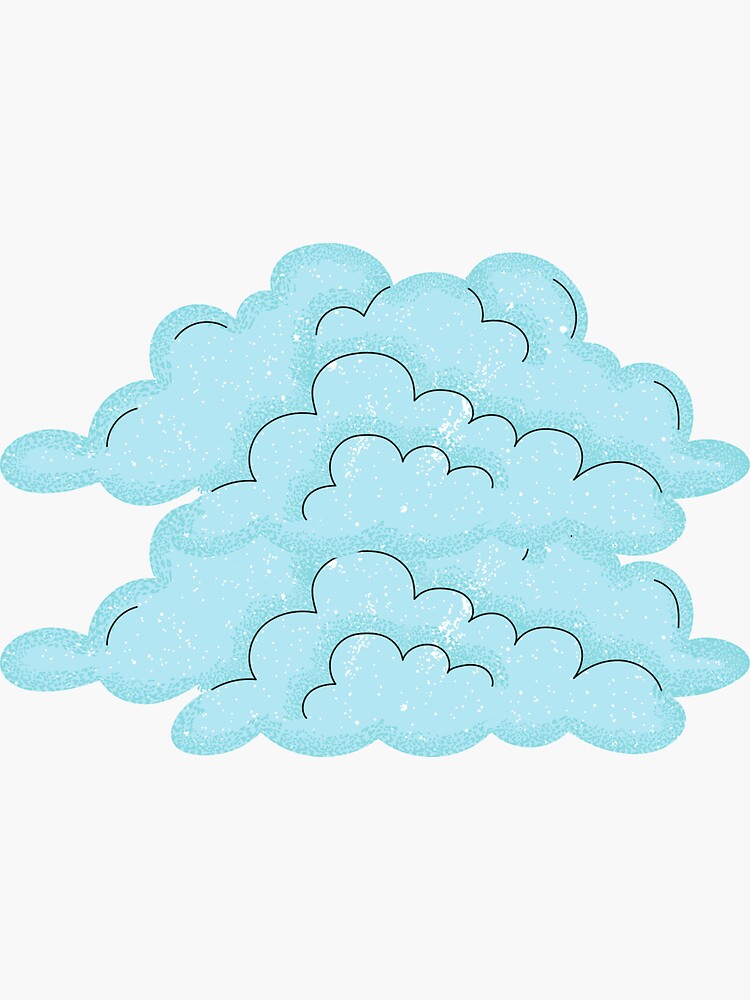 "clouds " Sticker by KAYKAY0 | Redbubble