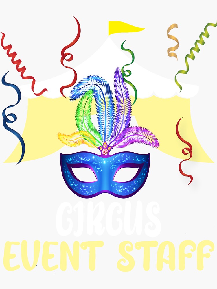 "circus event staff" Sticker for Sale by Beshr93 | Redbubble
