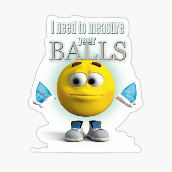 "Balls Inspection" Sticker by Reway | Redbubble