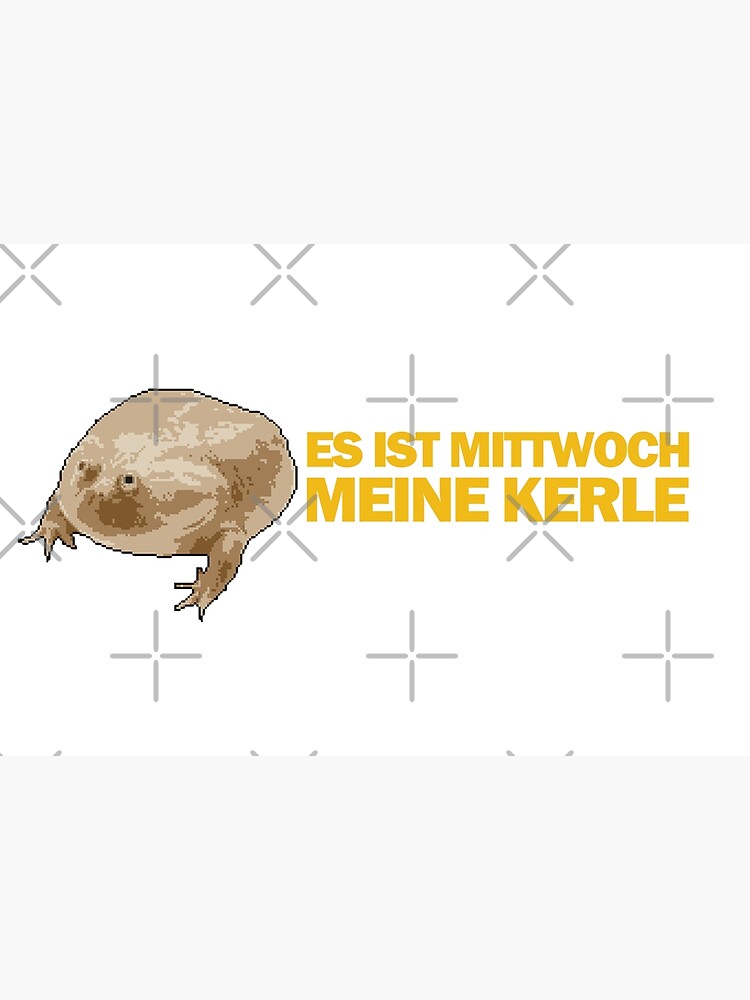 " Es ist Mittwoch meine Kerle - Its Wednesday my dudes frog Pixelart ...