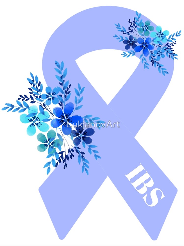 "Irritable bowel syndrome awareness ribbon" Poster for Sale by ...