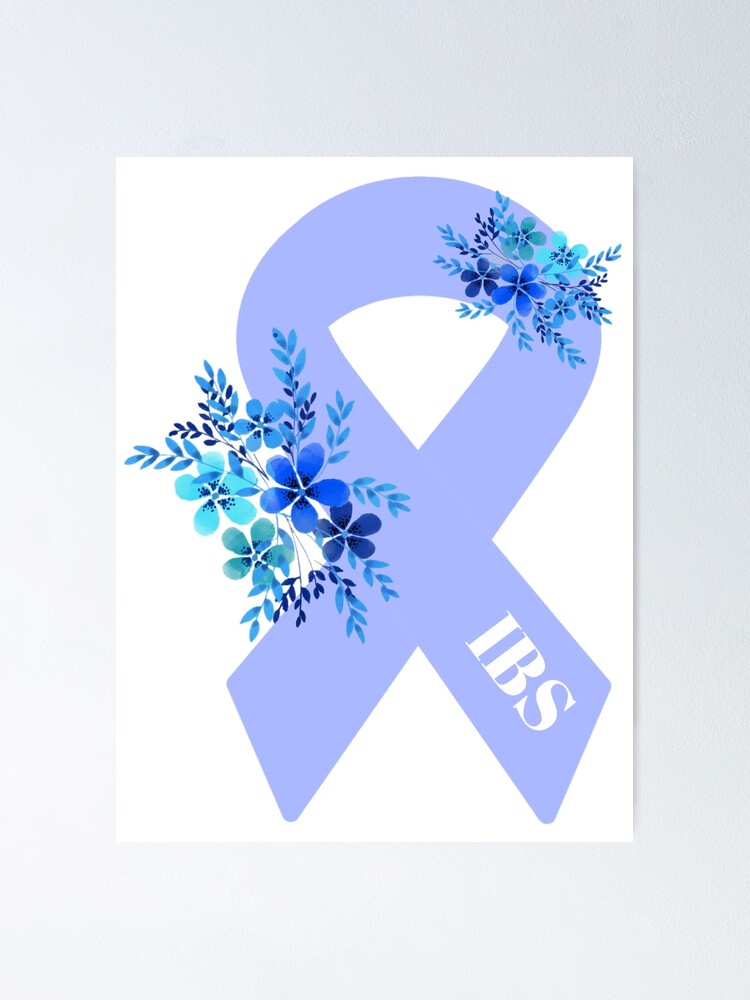 "Irritable bowel syndrome awareness ribbon" Poster for Sale by ...