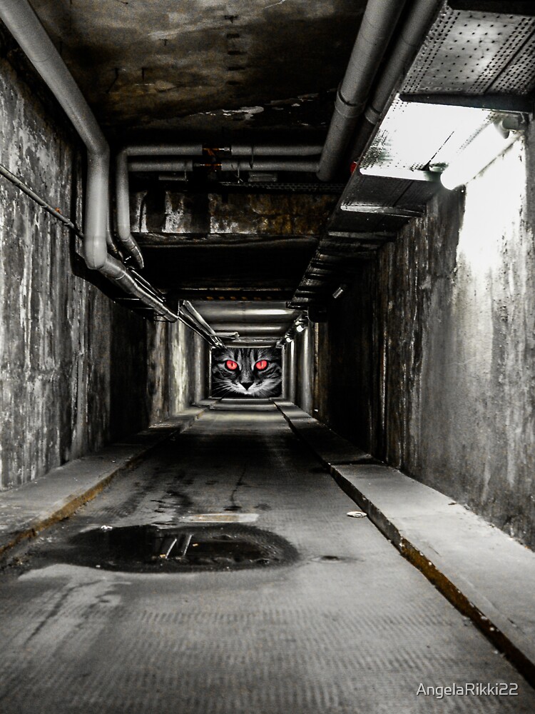 "Demon Kitty" Sticker for Sale by AngelaRikki22 | Redbubble