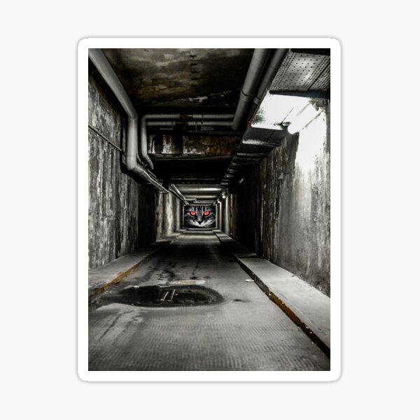 "Demon Kitty" Sticker for Sale by AngelaRikki22 | Redbubble