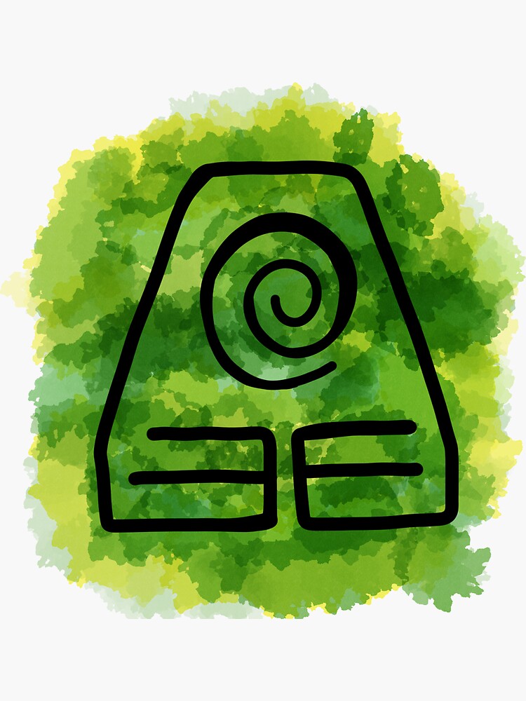"ATLA Earth Nation symbol " Sticker for Sale by CosmicUmbreon | Redbubble