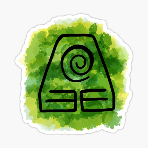 "ATLA Earth Nation symbol " Sticker for Sale by CosmicUmbreon | Redbubble