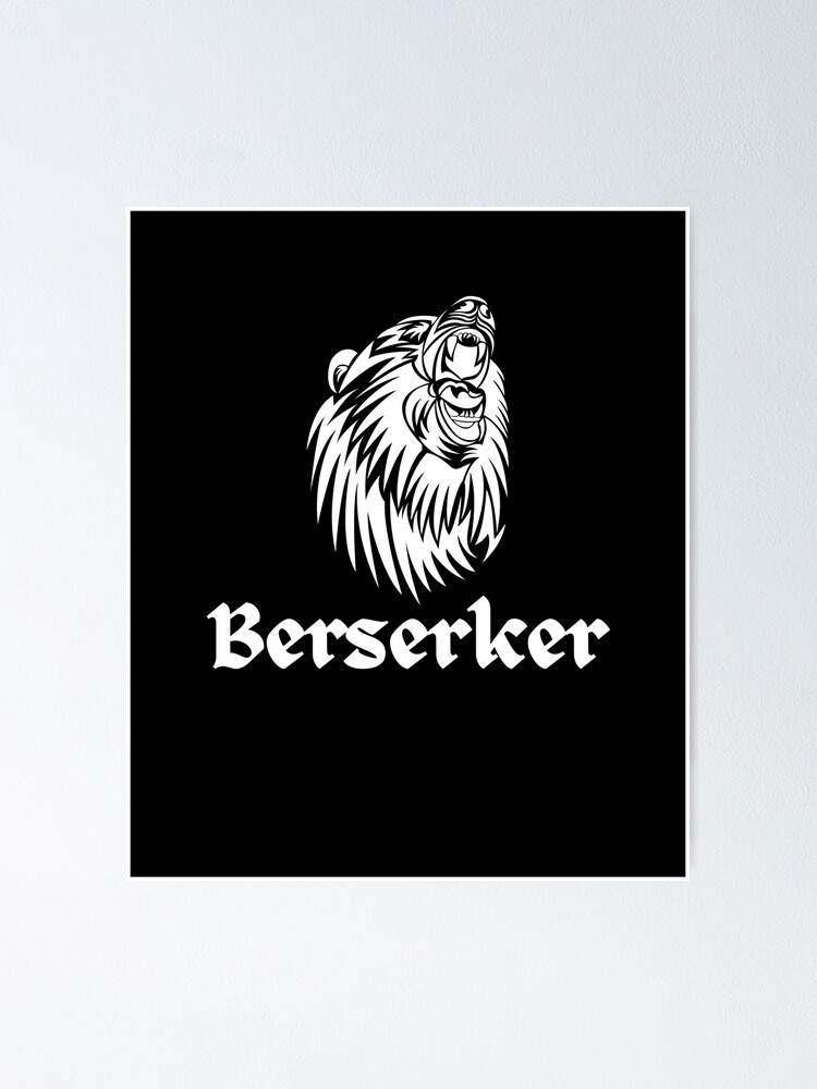 "Berserker | Nordic Bear | Viking | Odin | Gothic | Norse Mythology " Poster for Sale by ...
