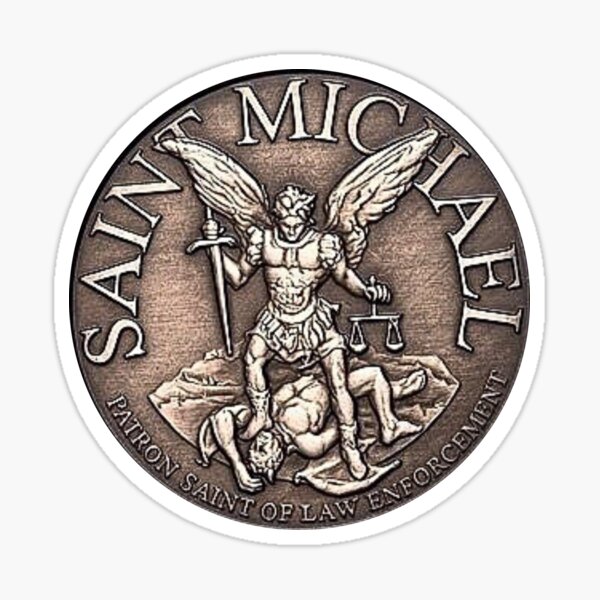 "St Michael the Archangel San Michele Archangelo" Sticker for Sale by ...
