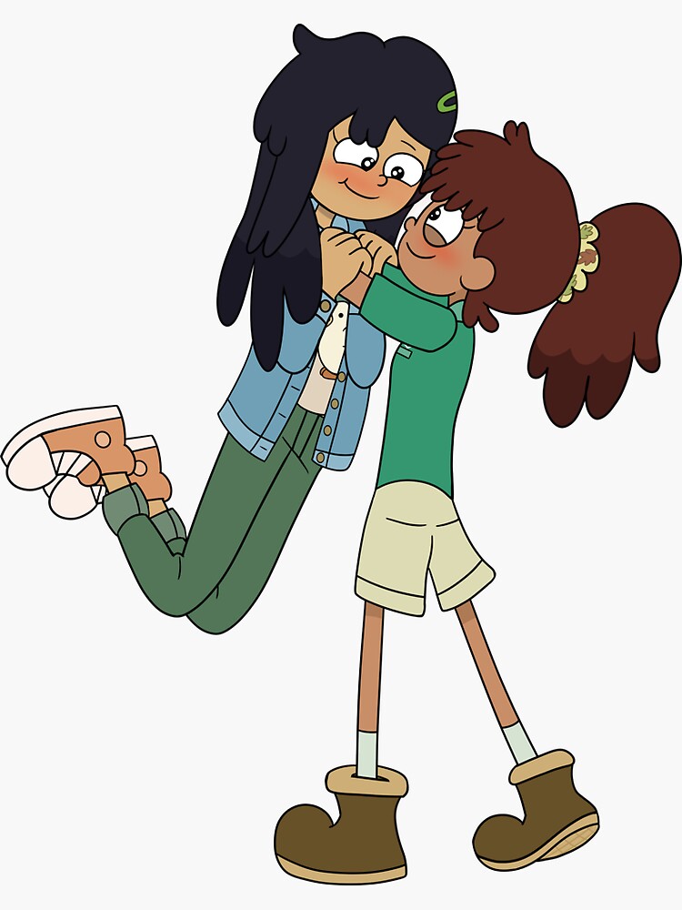 "Adult Marcy and Anne" Sticker for Sale by FrogCabinShop | Redbubble