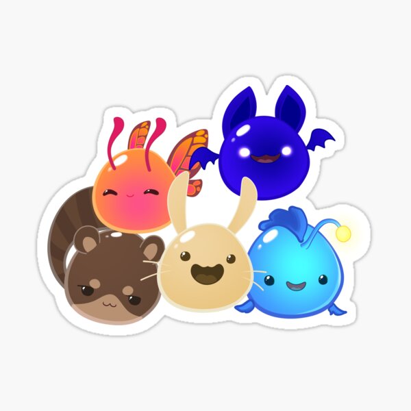 "Slime Rancher 2 Slimes" Sticker for Sale by maidenmausen | Redbubble