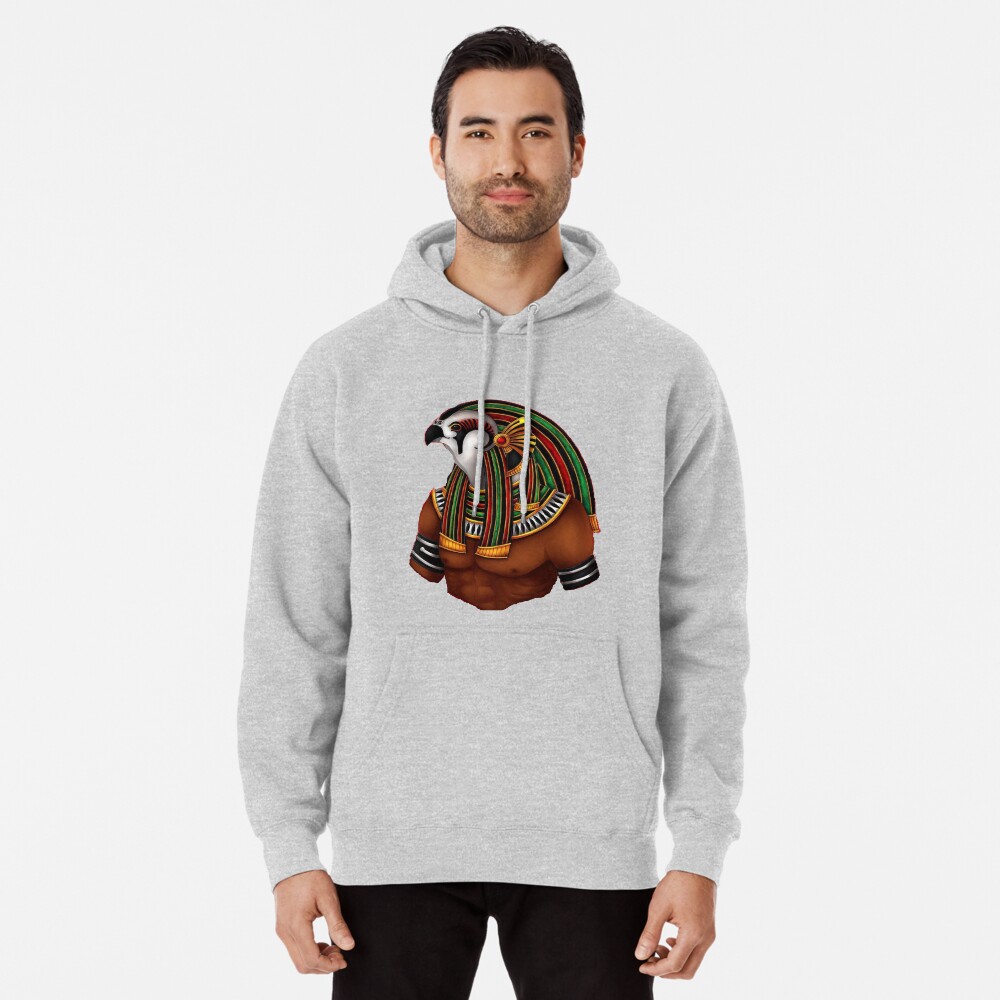 Sudadera con capucha «Horus, el dios con cabeza de halcón del antiguo ... Sudadera con capucha «Horus, el dios con cabeza de halcón del antiguo ...