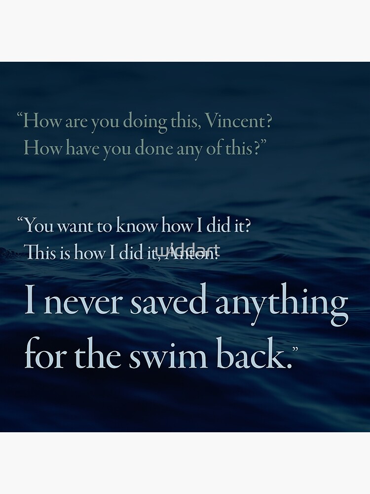 "Gattaca — The Swim Back" Poster for Sale by widdart | Redbubble