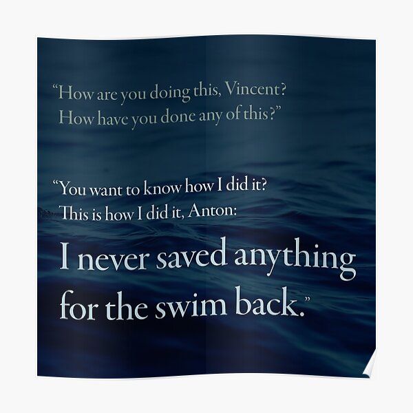 "Gattaca — The Swim Back" Poster for Sale by widdart | Redbubble