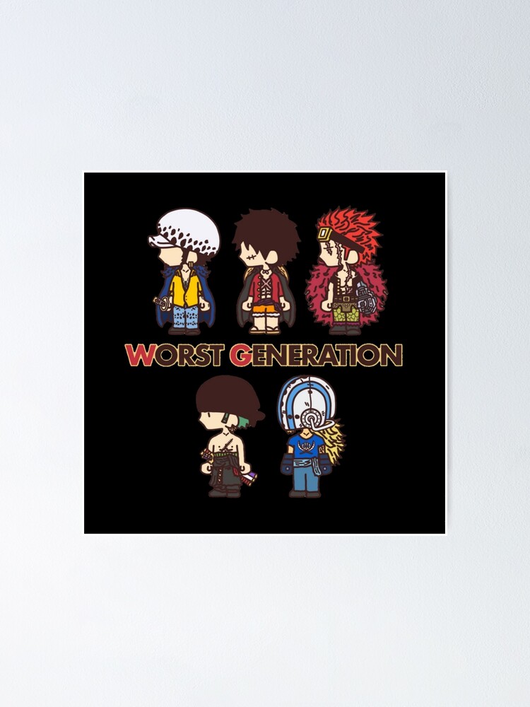 "WORST GENERATION - ONE PIECE-WANO" Poster for Sale by Aeyssa | Redbubble