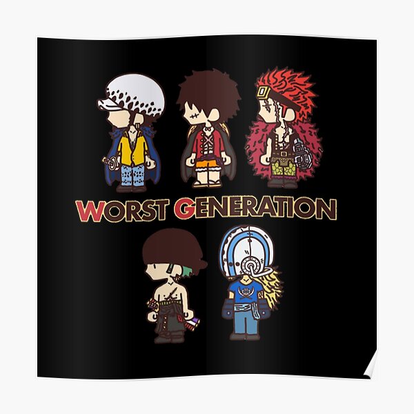 "WORST GENERATION - ONE PIECE-WANO" Poster for Sale by Aeyssa | Redbubble